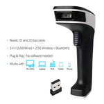 ScanAvenger Portable Wireless Bluetooth Barcode Scanner: 3-in-1 Hand ...