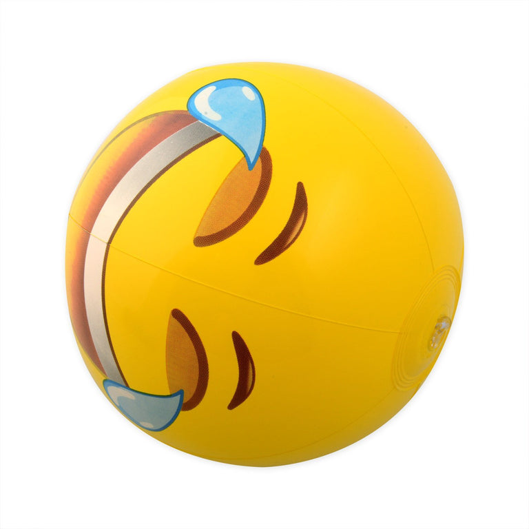 Emoji Inflatable Beach Balls, 12" - 12 Pack – plentifultravel